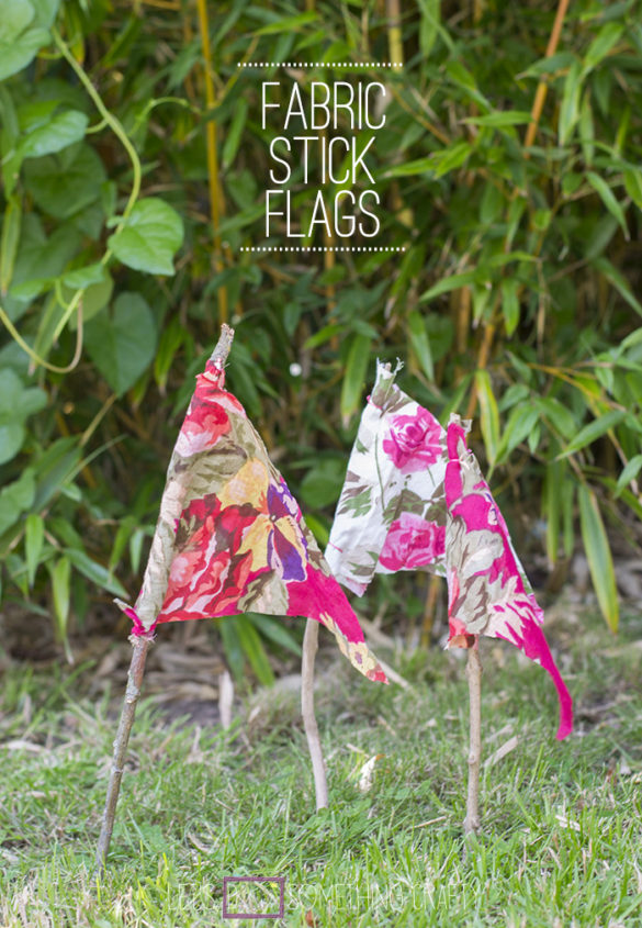 Outdoor Crafts: How To Make Stick Flags