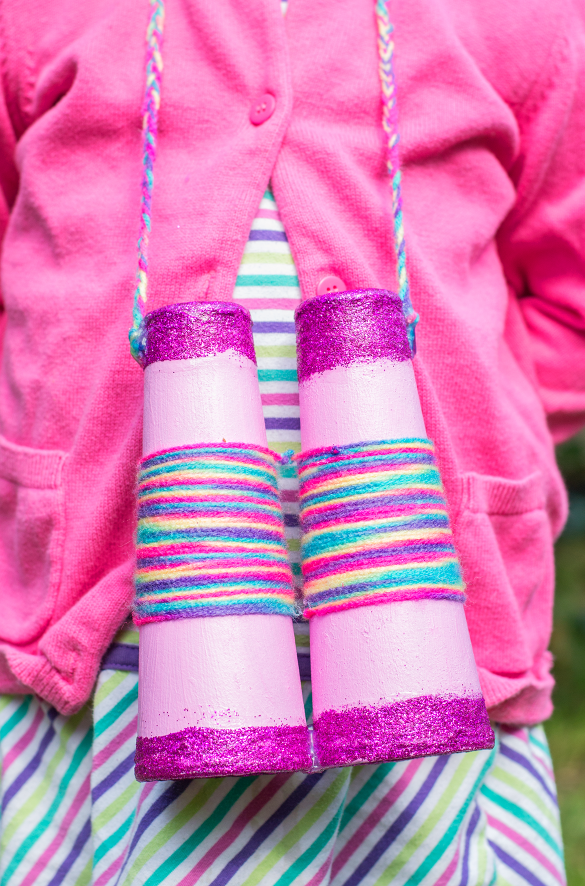 How To Make Kids Binoculars Out Of Cardboard Tubes