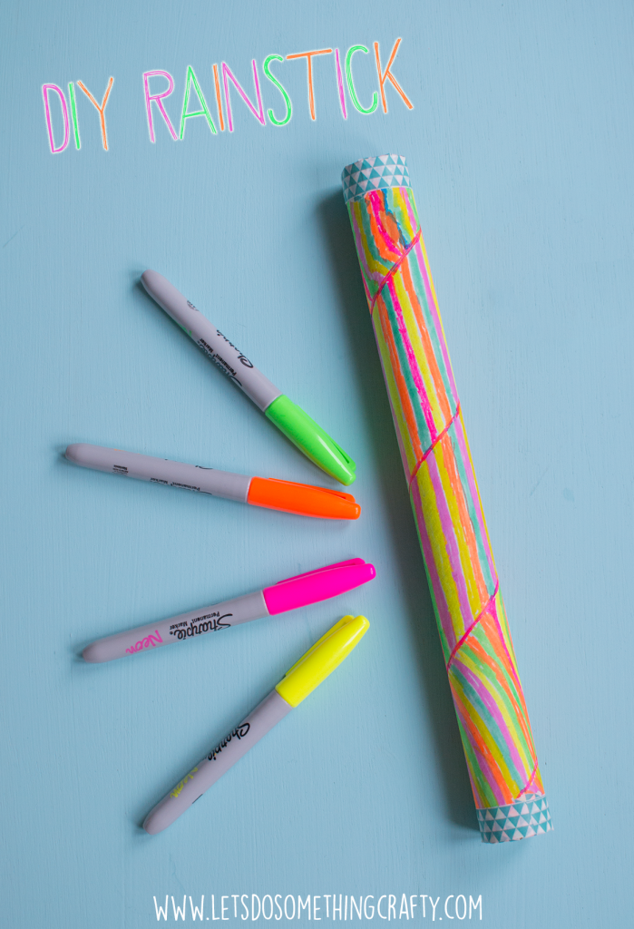 Kid's Crafts: How To Make A Colourful Rainstick