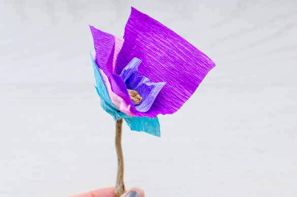 Handmade Flowers Using Sticks: Simple Tutorial